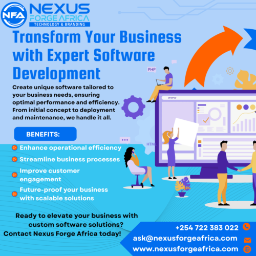 Best Choice for Quality, Custom Software Development in Kenya - Nexus Forge Africa
